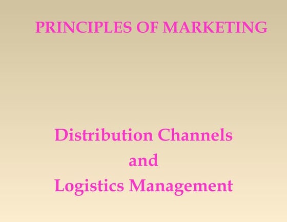 Chap 4 Designing the Distribution Network in a Supply Chain | PPT