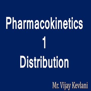 Introduction to Drug Distribution | PPT