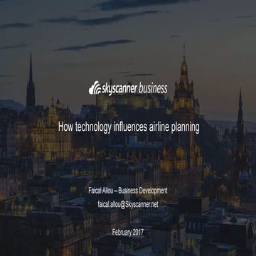 How technology influences airline planning | PPT