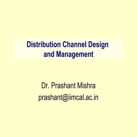 Distribution management | PPT