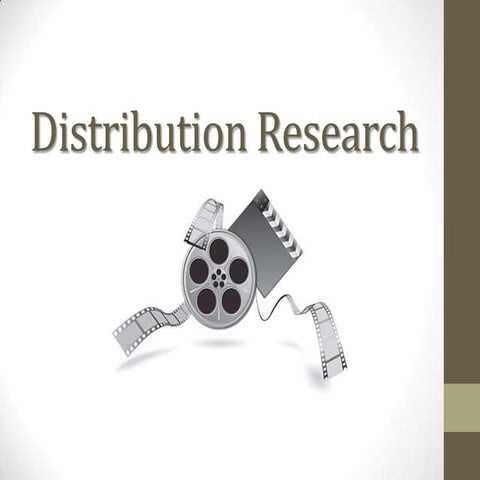 Distribution research | PPTX