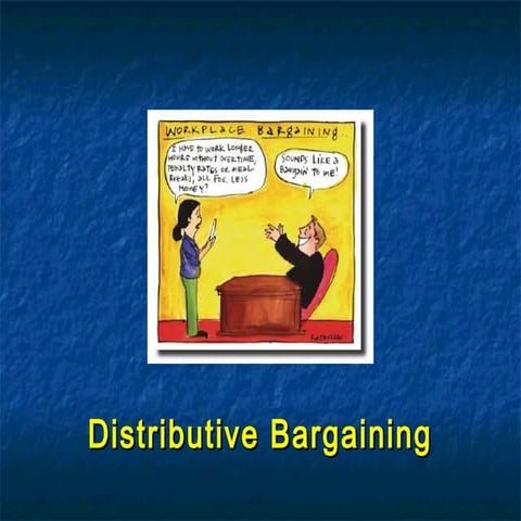Distributive Bargaining {Lecture Notes} | PPT
