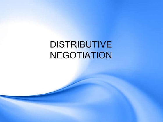 Negotiation | PDF