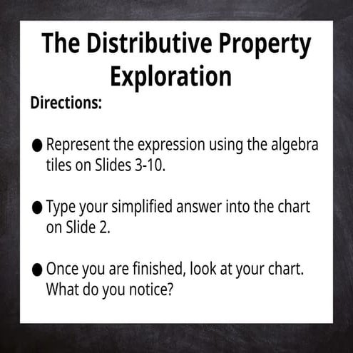 Distributive Property Exploration Activity.pptx
