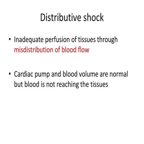 Distributive shock | PPTX
