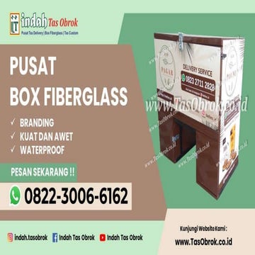 WA/TELP : 0822-3006-6162, Toko Box Fiberglass Untuk Kurir, Toko Box ...