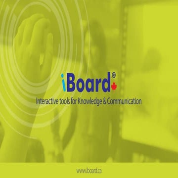 iBoard Canada Manufacturing Inc. - Interactive Boards for Education ...