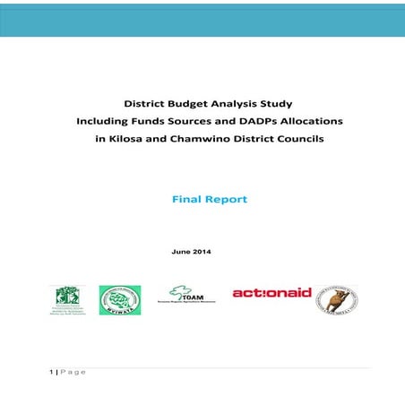 District budget analysis study report final | DOC