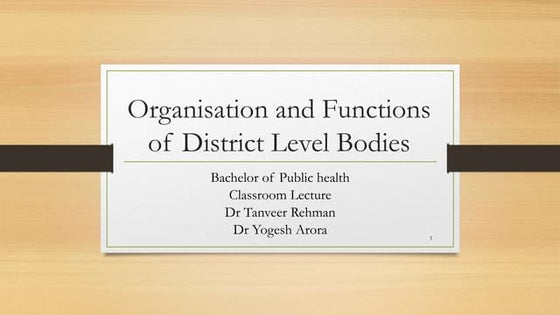 Public health disciplines | PPTX