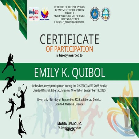 Edwin_District Meet Narrative Report - Copy.docx