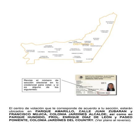 Distrito 14 Mapa seccional | PDF