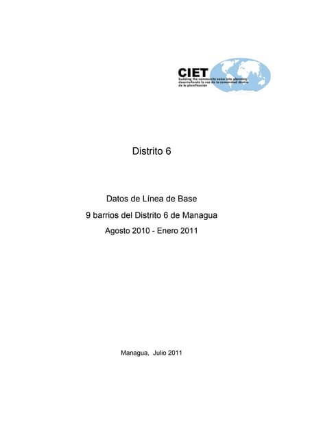 Barrios de Managua por distrito | PDF | South America Travel | Travel ...