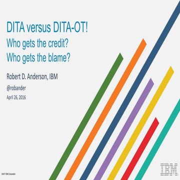 DITA versus DITA-OT | PDF | Web Development | Internet