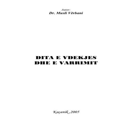 Dita e varrimit | PDF
