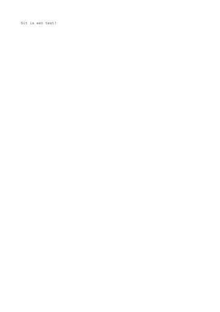 Dit is een test | DOCX
