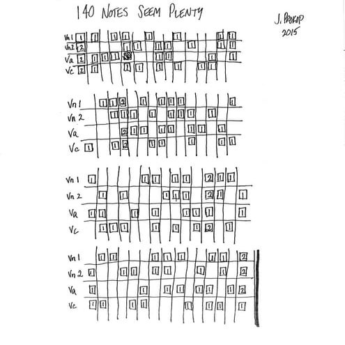 John Prokop Ditty 1 "140 notes seem plenty" | PDF