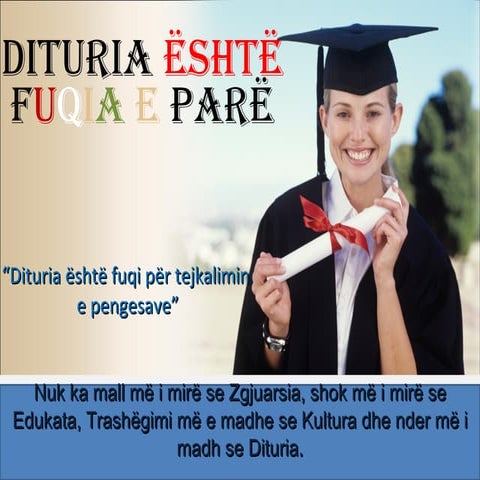 Dituria ëShtë Fuqia E Parë | PPS