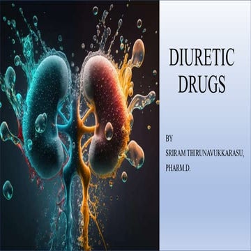 DIURETIC DRUGS MEDICINAL CHEMISTRY .pptx