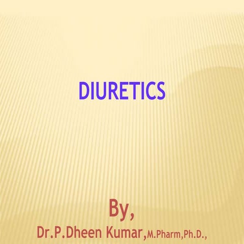 Diuretics | PPT