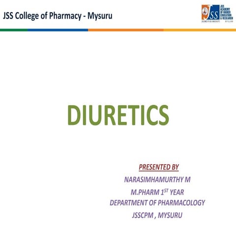 Diuretics | PPTX