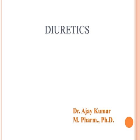 Diuretics | PPTX