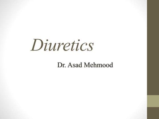 Diuretics-Mechanism of action,Diuretic Types and Adverse effects,Drug ...