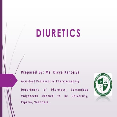 DIURETICS - PHARMACOGNOSTIC NOTE ON GOKHRU AND PUNARNAVA. | PDF