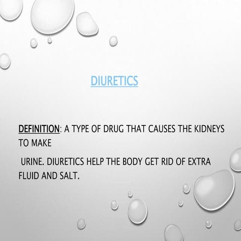 DIURETICS ppt by Ms.Aishwarya Teli | PPTX
