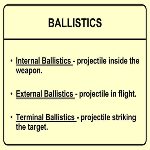 DIV 16 Ballistics_Media.pdf | Arms & Ammunition | Sensitive Topics