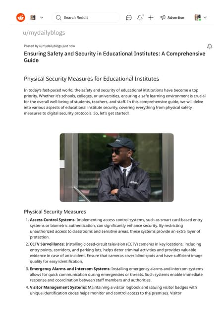 Student Safety and School Security | PPTX