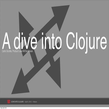 A Dive Into Clojure Ppt Free Download 