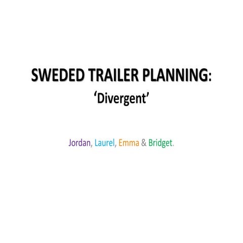 Divergent Planning | PPT