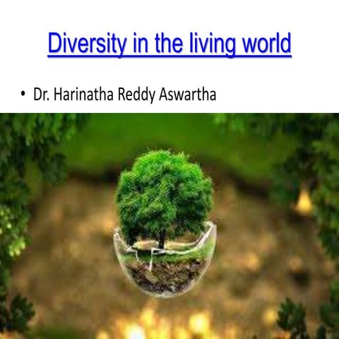Class 11 Chapter 1 The Living World | PPTX