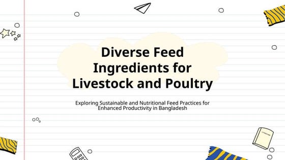 Feeding Management Strategies for Healthy and Productive Livestock ...