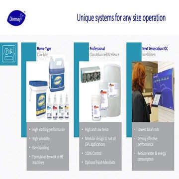 Diversey on premise laundry solutions | PPTX