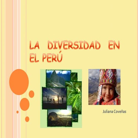 Diversidad peruana | PPTX