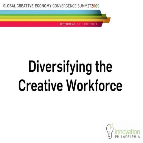 Diversifying The Creative Workforce | PDF