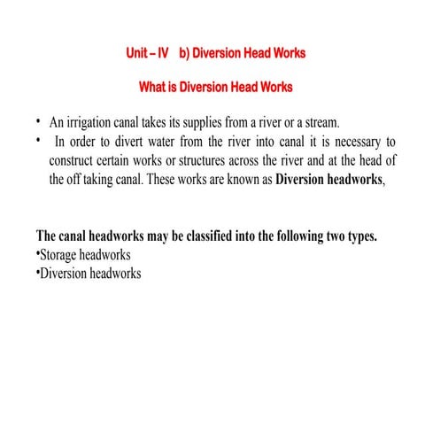 Diversion Head works presentation ppt.pptx