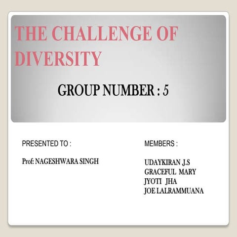 Diversity | PPT