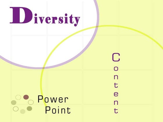 Diversity Powerpoint | PPSX | Business | Business and Finance