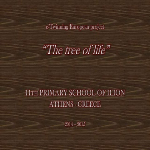 Diversity- e-Twinning project: The tree of life | PDF