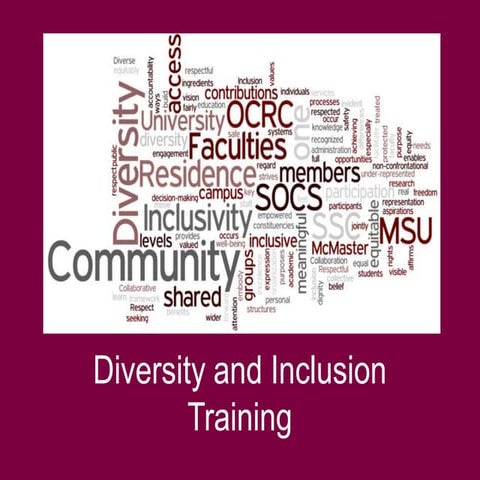 Diversity and Inclusion | PPTX