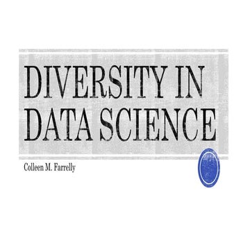 Diversity in data science | PPTX