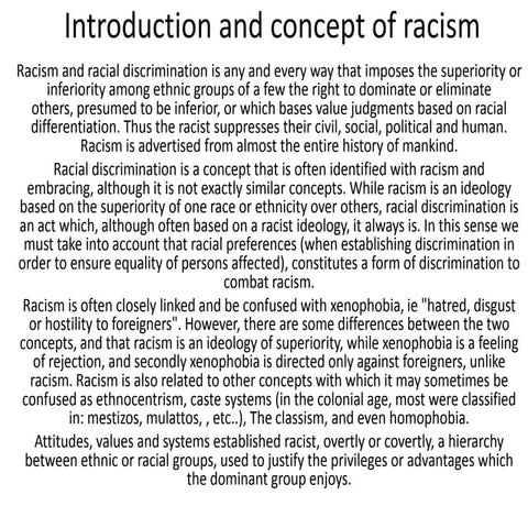 Diversity Project: Racism | PPT