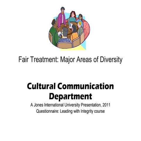 Open Discussion of Culture and Diversity | PPT