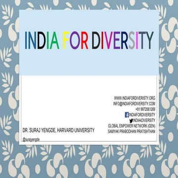 Diversity tour talk | PPT