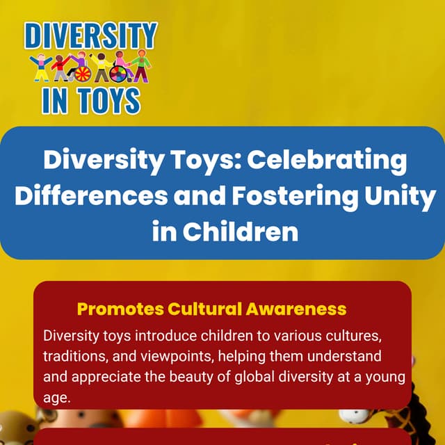 Diversity Toys: Celebrating Differences and Fostering Unity in Children ...