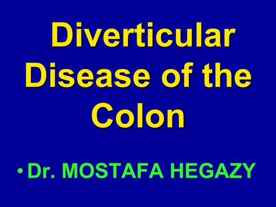 Diverticulitis and its nursing management.ppt