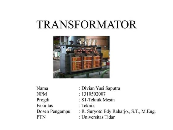 Efisiensi transformator | PDF