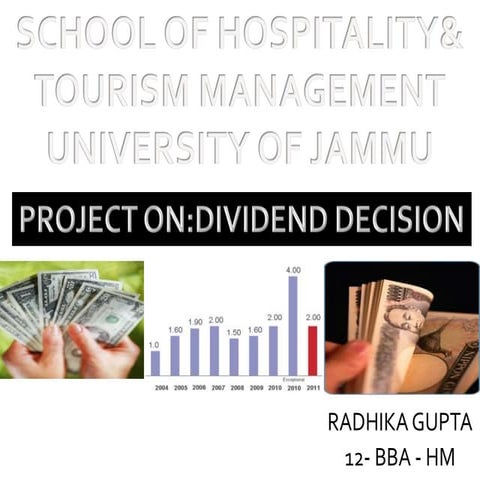 Dividend decision | PPT